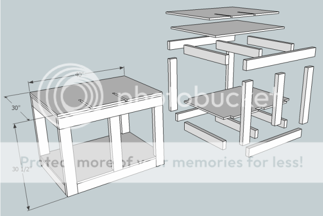 Cabinet Construction - Outfeed Table - Shopsmith Forums