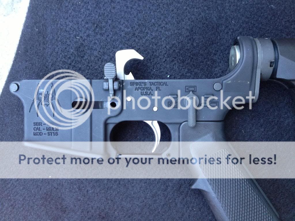 WTS Spikes Spider Complete Lower $350 - Calguns.net