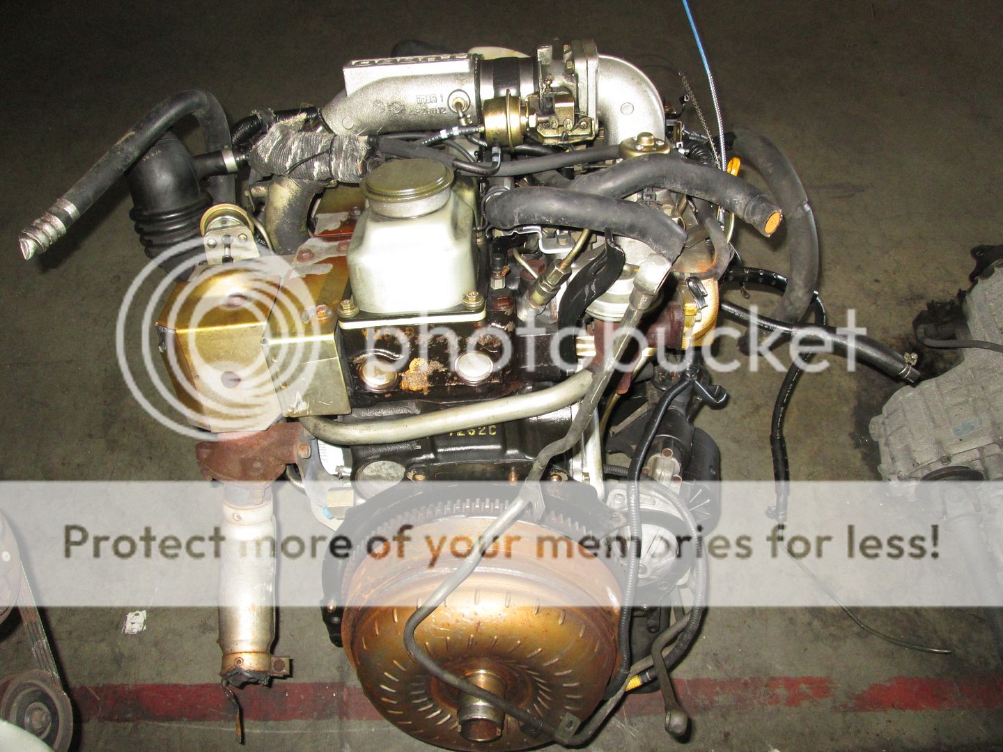 Nissan Homy Navara Terrano Caravan Pathfinder TD27 Turbo Diesel Engine ...