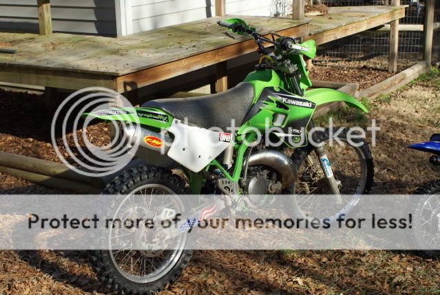 1995 KDX 200 as purchased and a month later - KDXRIDER.NET